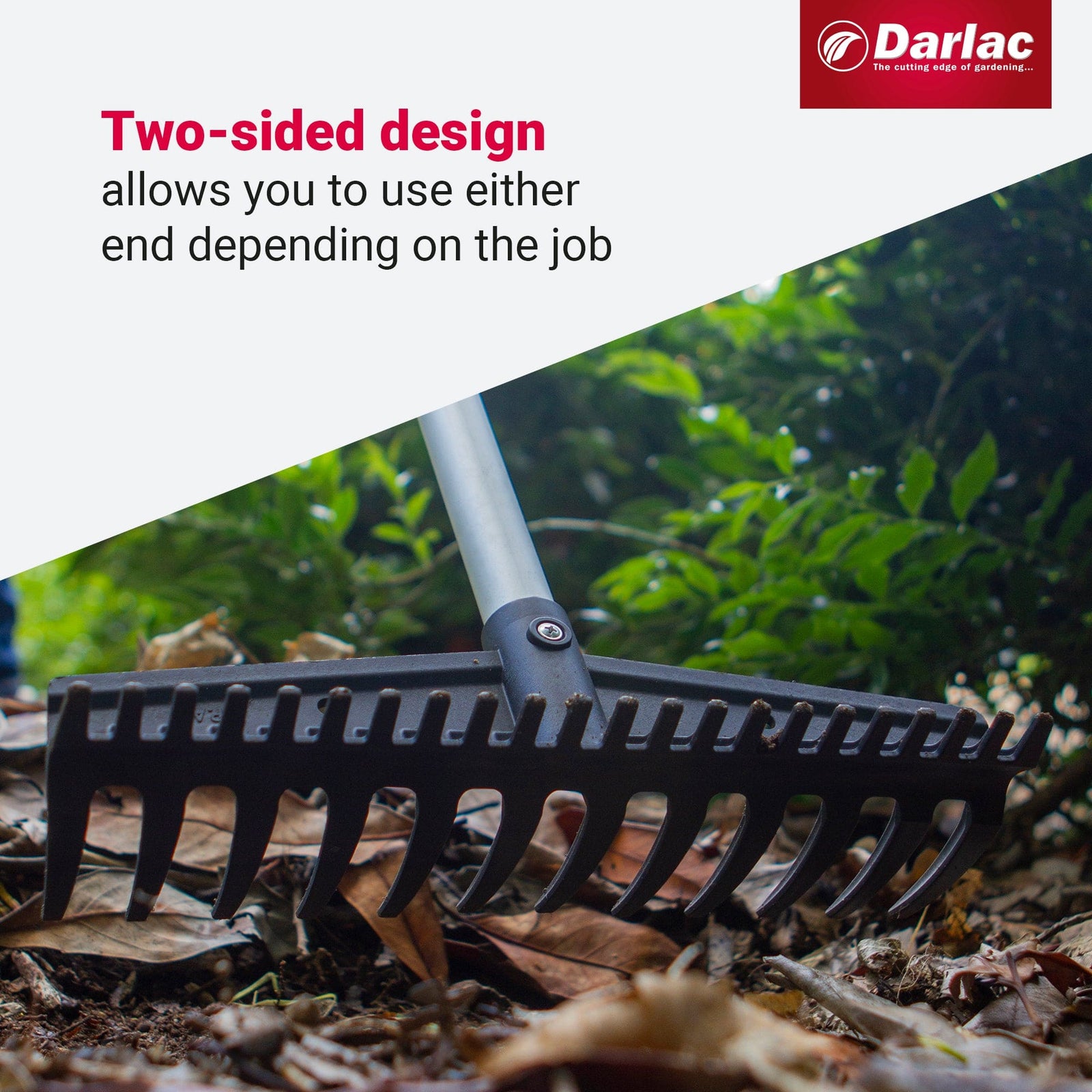 Darlac Telescopic Double Sided Rake From D.T. Brown